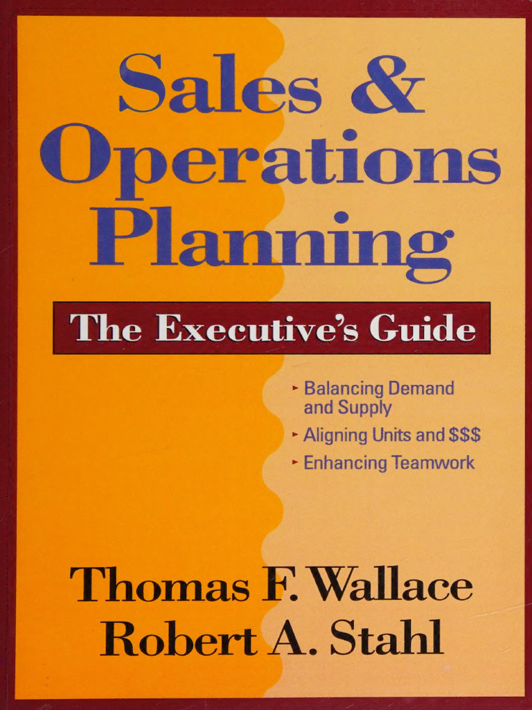 Sales & Operations Planning | PDF | Lean Manufacturing | Supply Chain