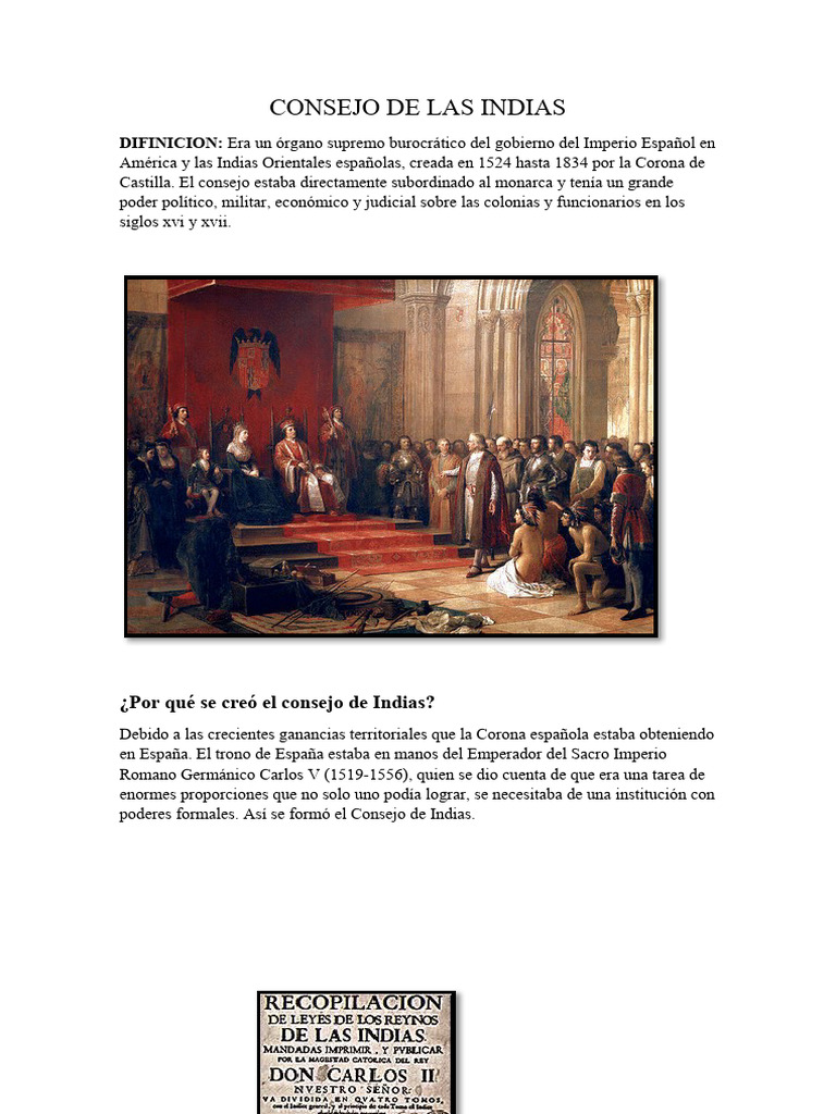 Consejo de Las Indias | PDF