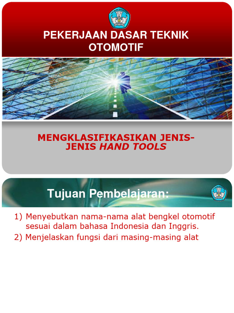 Panduan Alat Hand Tools Otomotif | PDF