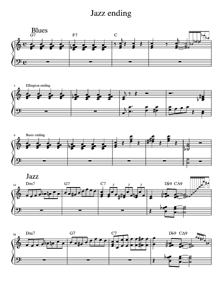 Jazz Ending | PDF