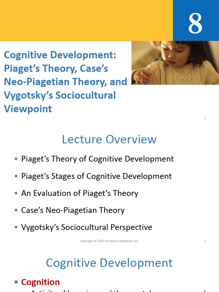 CH 8 - Cognitive Development - Piaget's Theory, Case's Neo-Piagetian ...