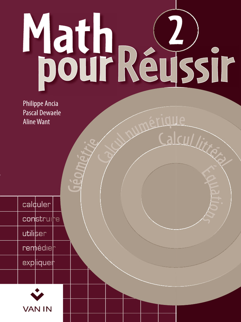 Réussir les Maths 2 : Guide Pratique | PDF | Notation | Mathématiques