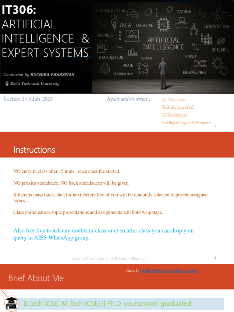 AIES All Lectures Till Midterm 9 March | PDF | Computers | Technology & Engineering