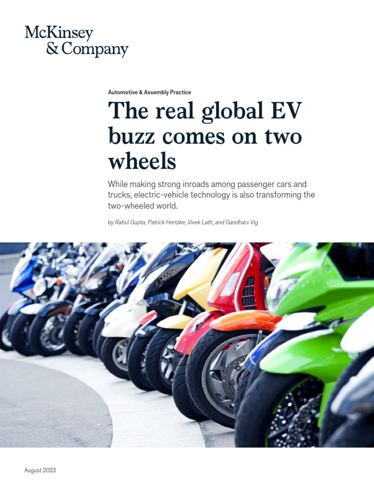 The Real Global Ev Buzz Comes On Two Wheels - Final v4 | PDF