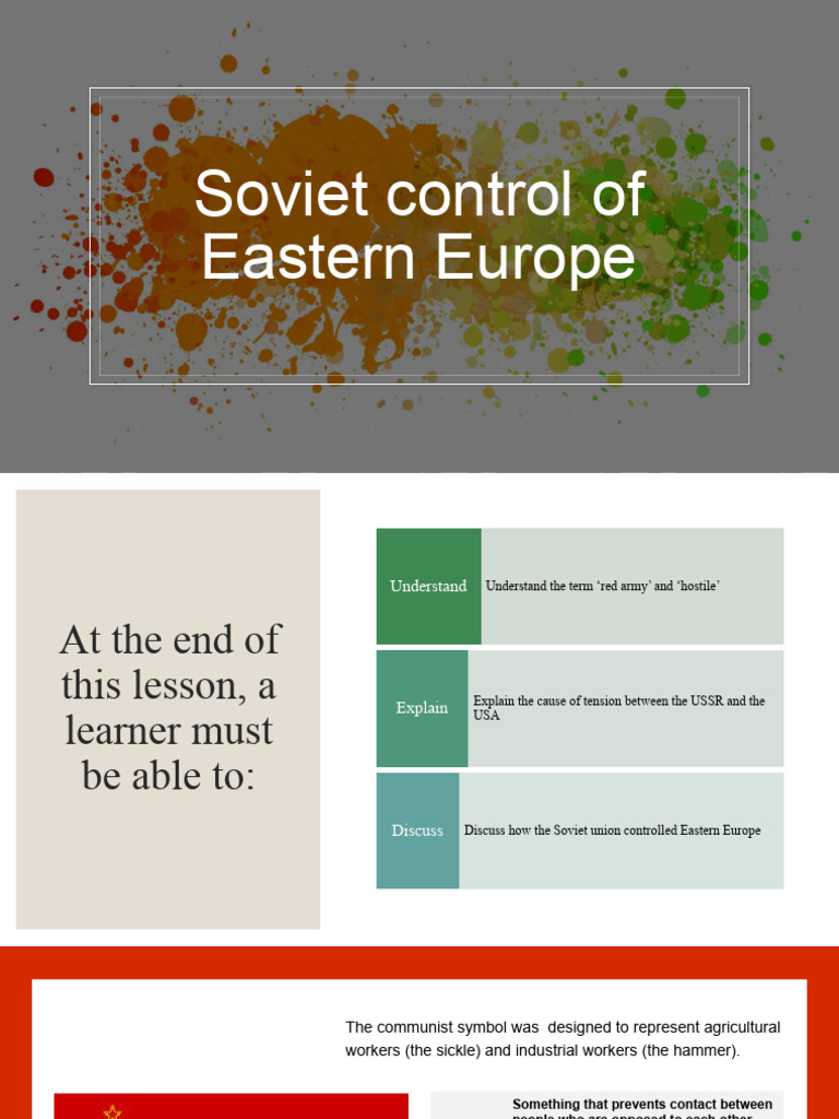 Soviet Control of Eastern Europe | PDF
