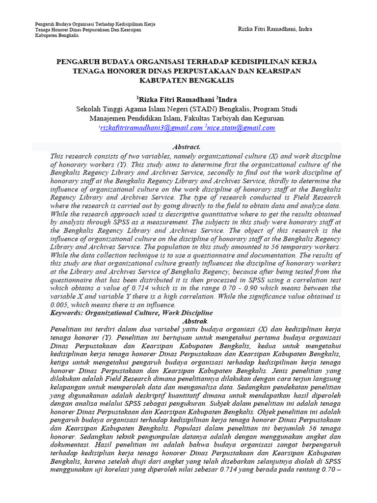 Jurnal Rizka Fitri Ramadhani Mpib | PDF