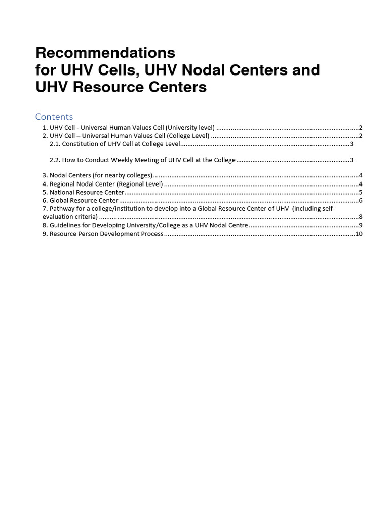 G911 UHV Cell, Nodal and Resource Centres | PDF | Business | Art