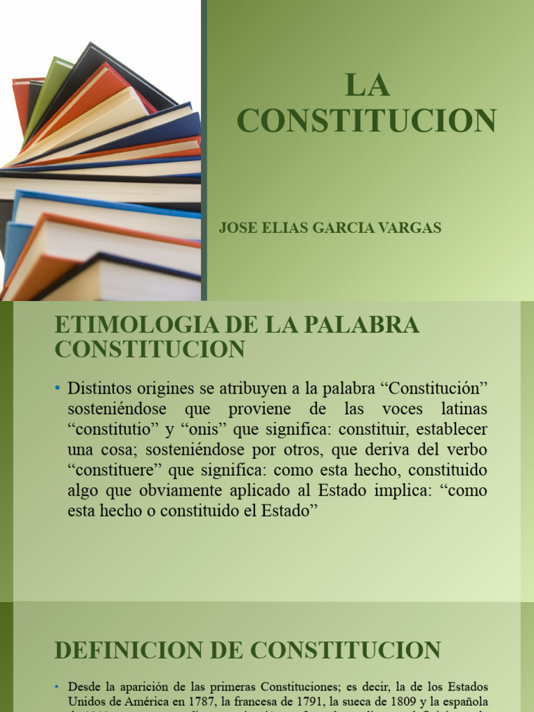 La Constitucion | PDF