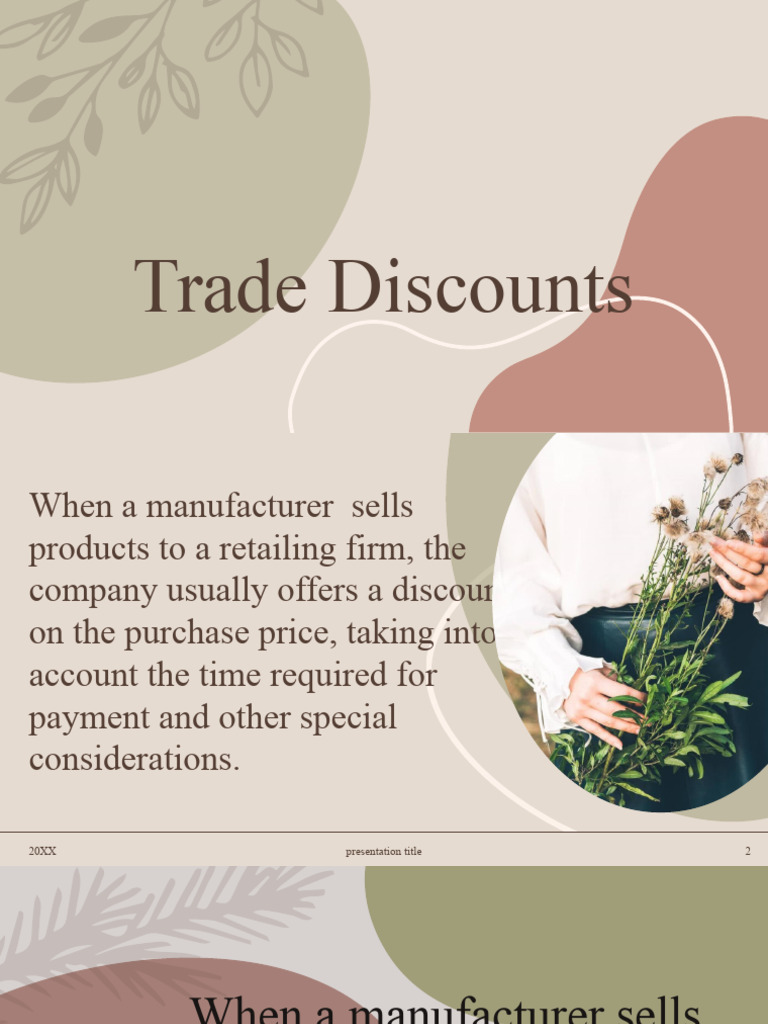 Trade Discount | PDF | List Price | Discounts And Allowances