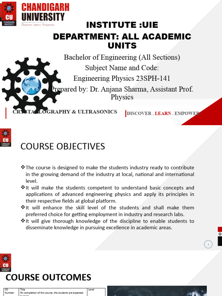 Ultrasonics PPT2 | PDF