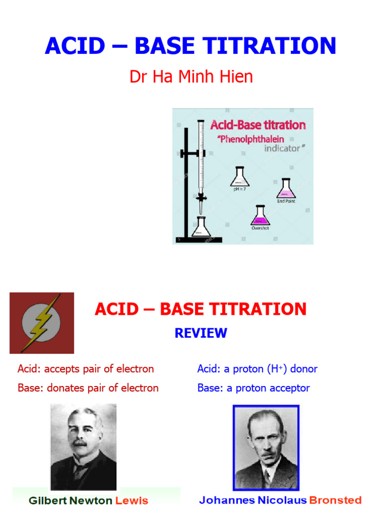 9 Acid - Base Titrations | PDF