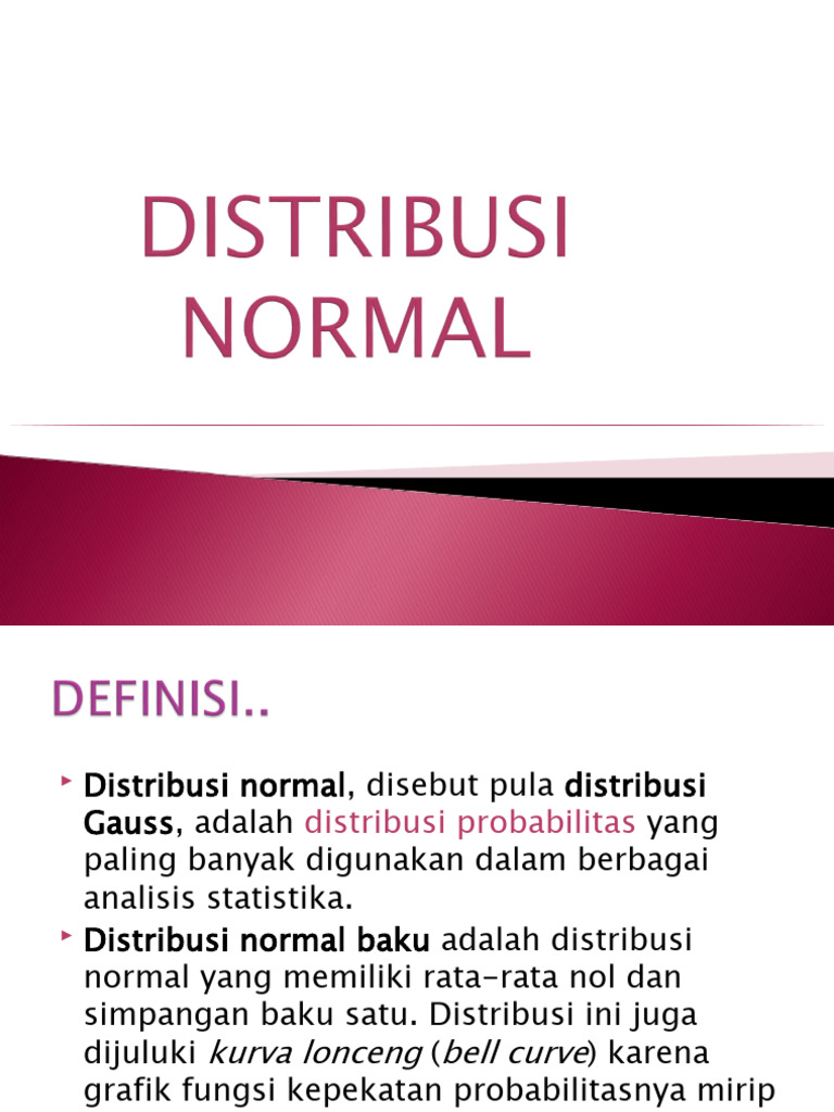 Distribusi Normal | PDF