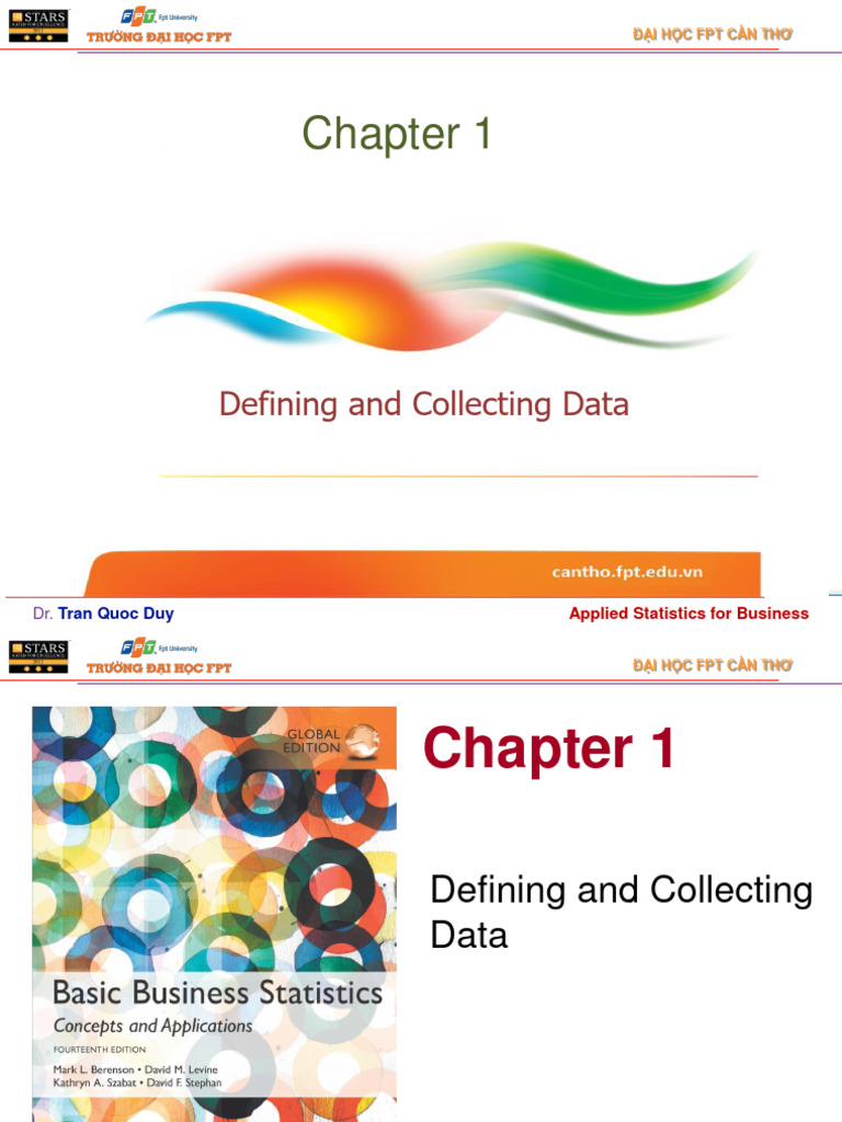 Chapter 1-Defining and Collecting Data | PDF