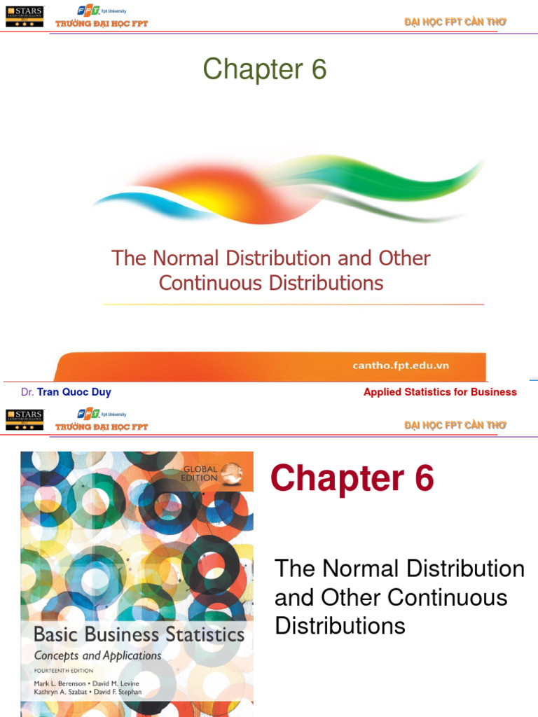 Chapter 6-The Normal Distribution and Other Continuous Distributions ...