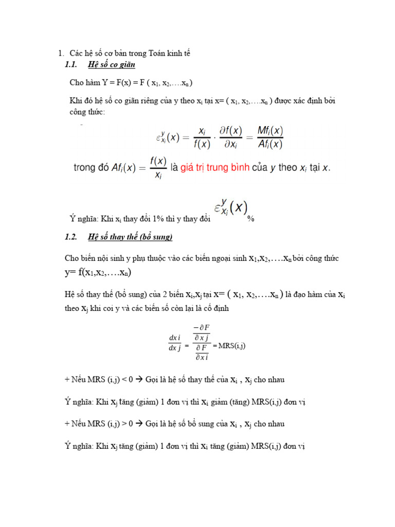 BT Toán kinh tế | PDF