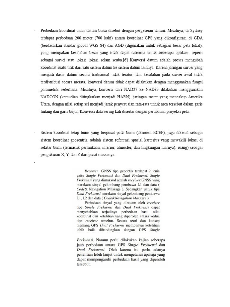 Coret-coretan belajar UTS GNSS | PDF