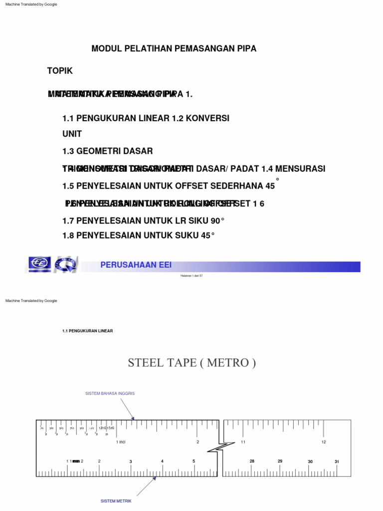 Basic Pipe Fitter Training Module PDF | PDF
