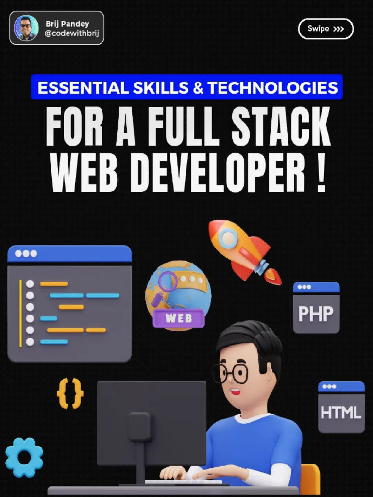 DIfferent Technologies of Full Stack Web Developer | PDF