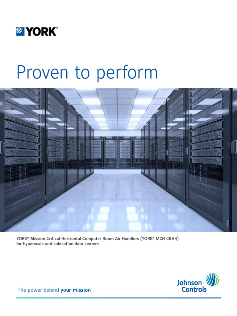 YORK Mission Critical CRAH brochure PUBL-2951 | PDF