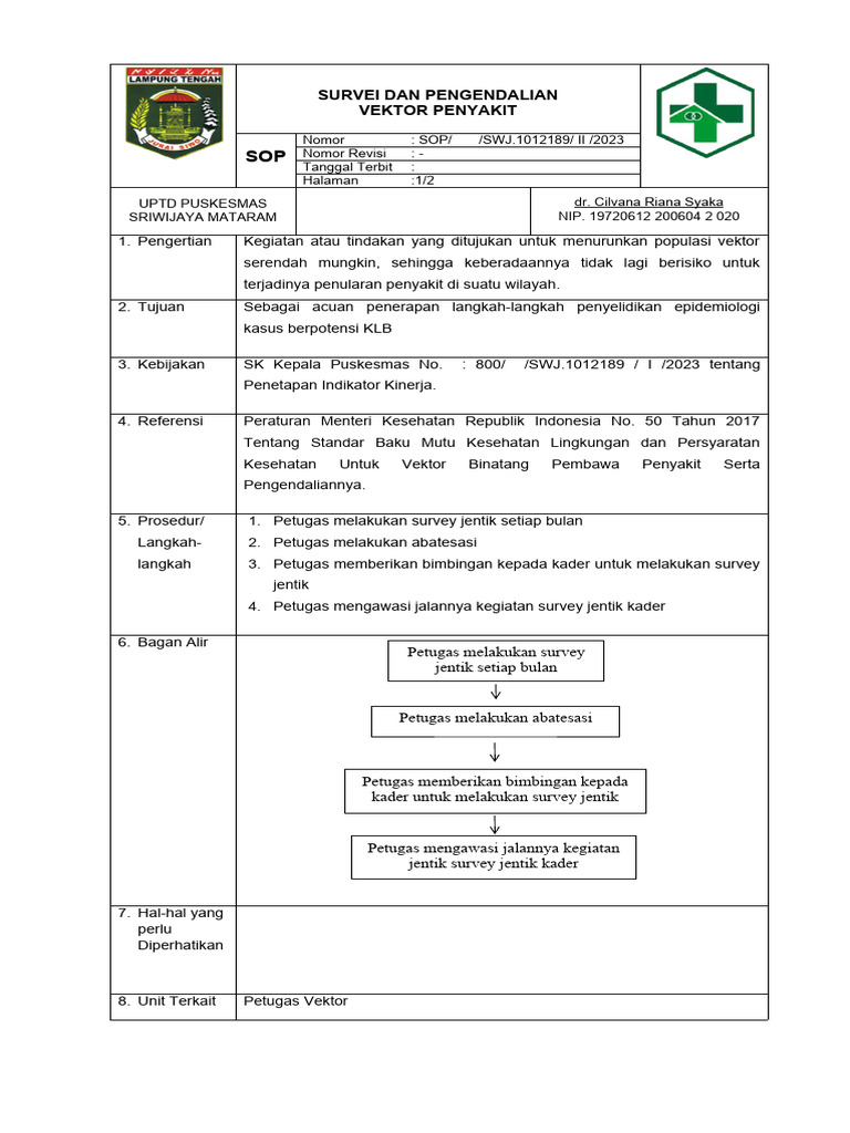 2.6.5 SOP DBD Survey Vektor | PDF