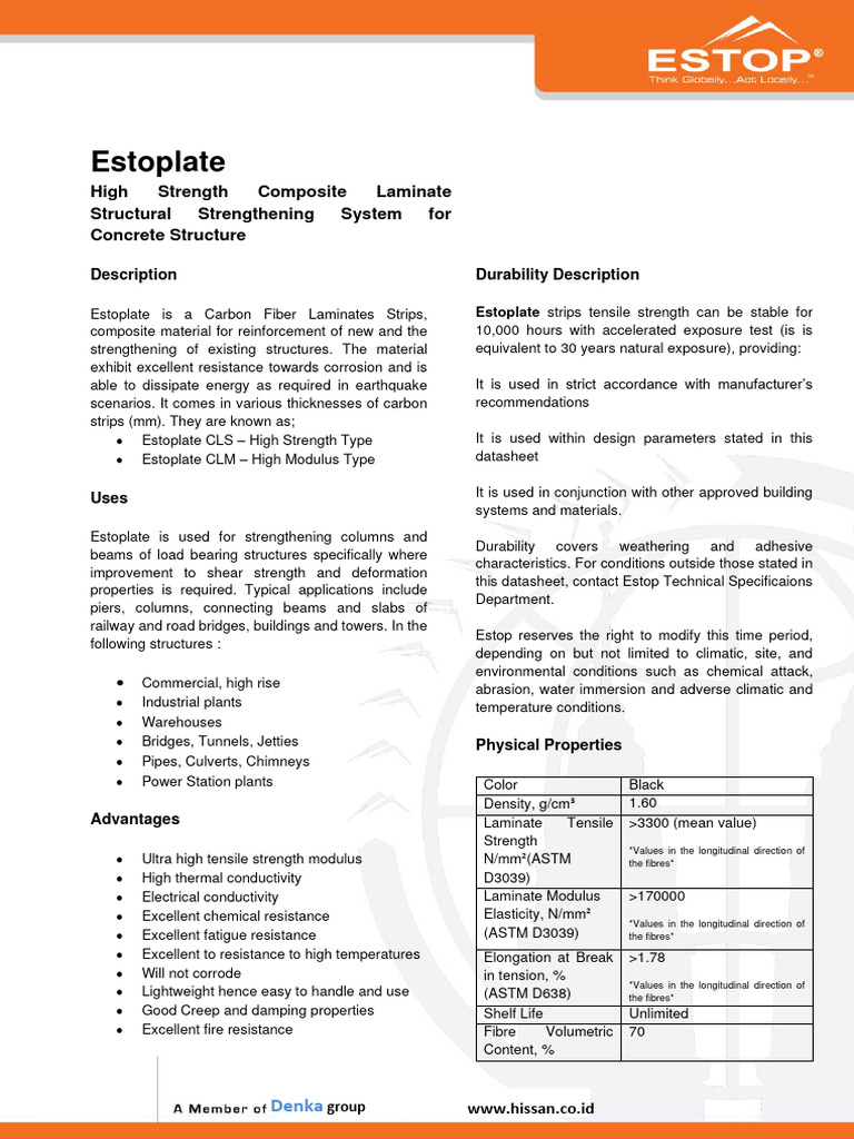 ESTOP_TDS_-_Estoplate_Rev03techVIII20 (2) | PDF