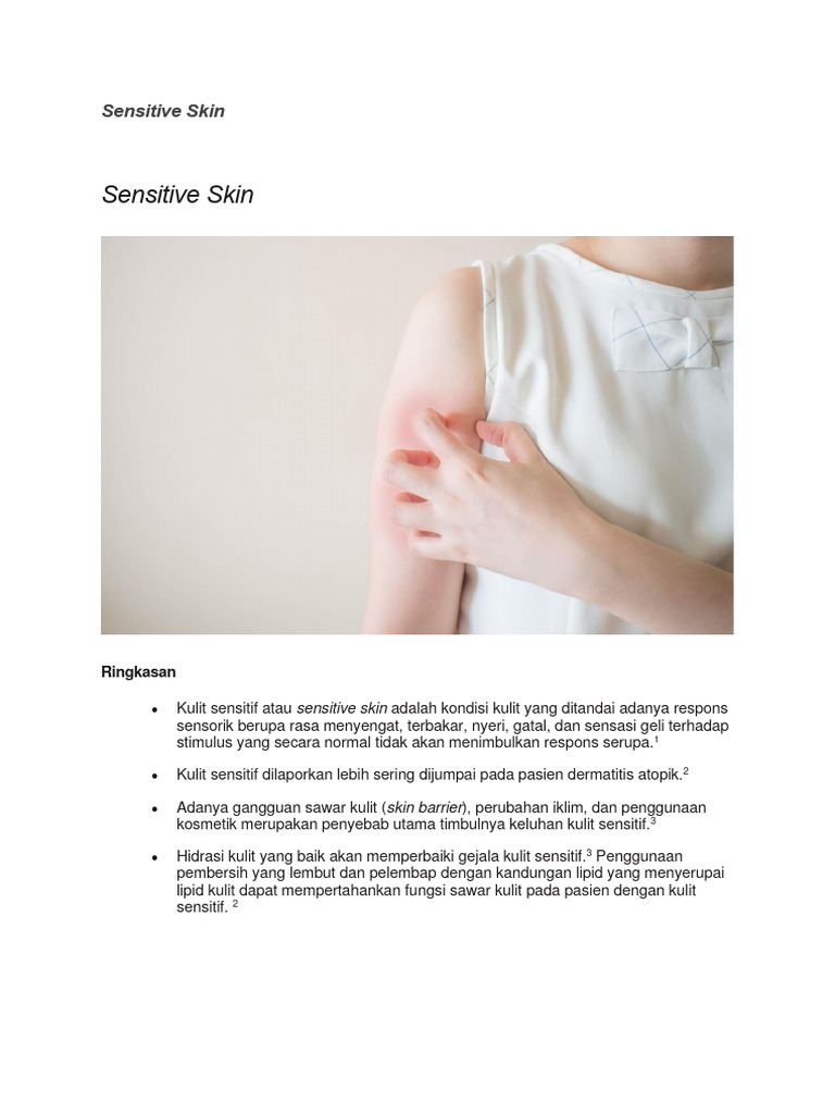 Sensitive Skin | PDF