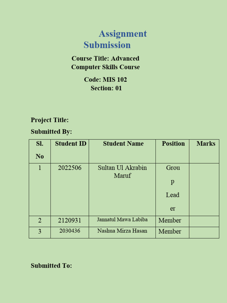 Mis 102 - Section 1 - Group 6 | PDF | Analytics | Data Analysis