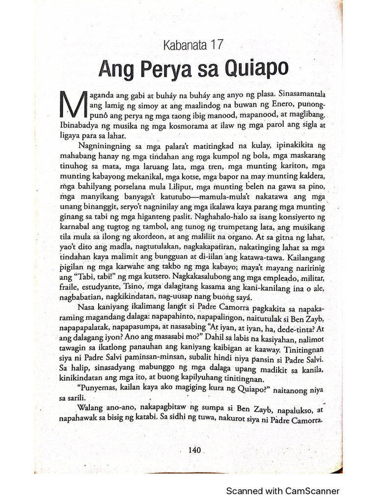 Kabanata 17- Ang Perya Sa Quiapo | PDF