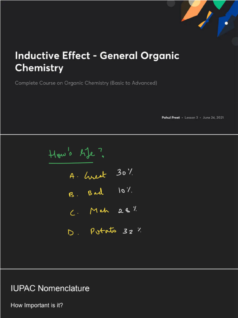 Inductive Effect | PDF
