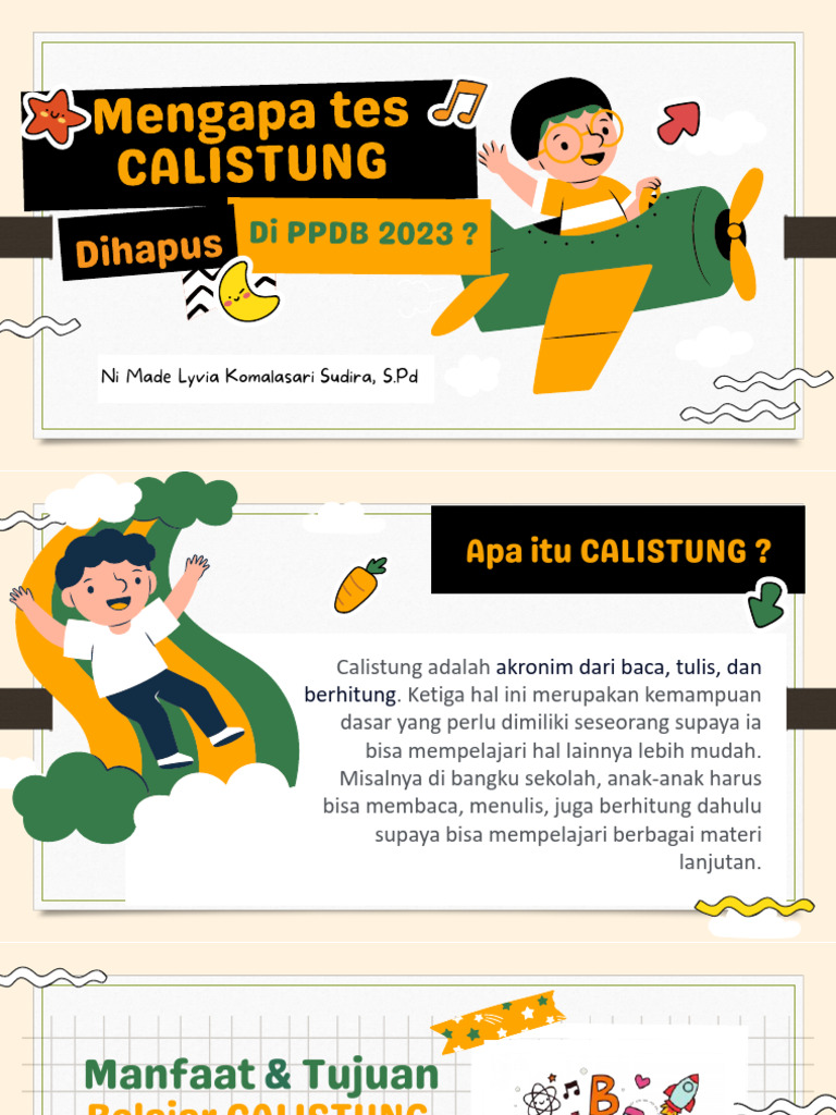 Mengapa Tes Calistung Perlu Dilakukan | PDF
