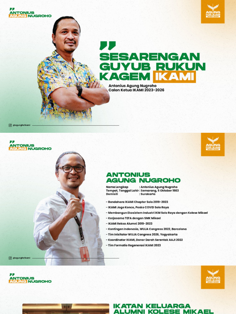 Visi, Misi, Program Kerja - Antonius Agung IKAMI | PDF