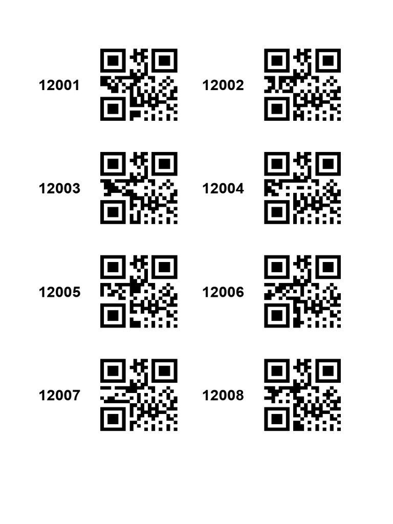 QR Code TPH 12001 - 13000 | PDF