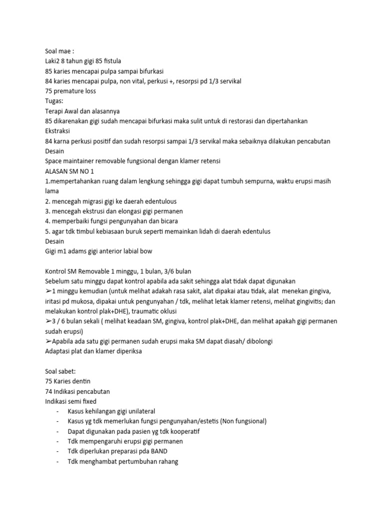 Space Maintainer | PDF