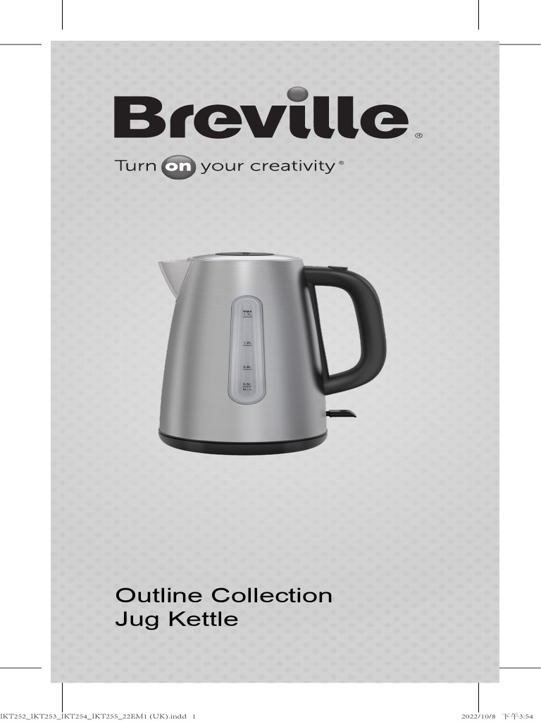 Ikt252 - Ikt253 - Ikt254 - Ikt255 - Breville - Outline Kettle ...