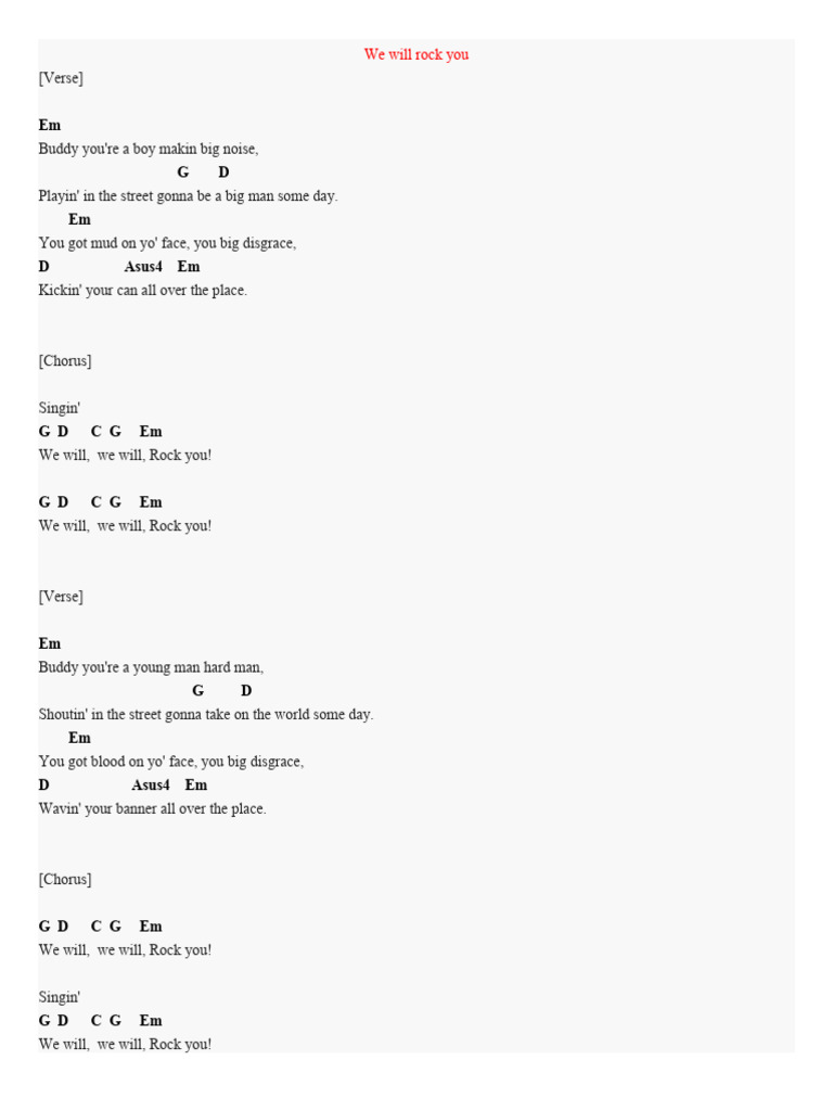 Parents Day Songs Chords | PDF
