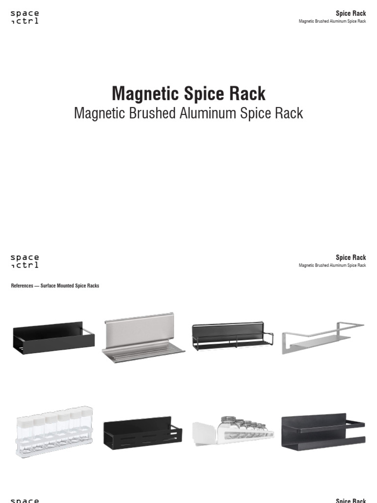 Aluminium Spice Rack - Outline | PDF | Aluminium | Sheet Metal