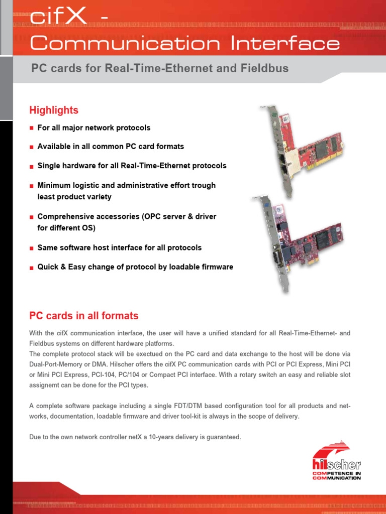 CIFX Communication Interface | PDF
