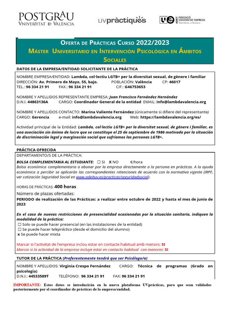 Ficha Lamba | PDF | Sicología | Trabajo Social