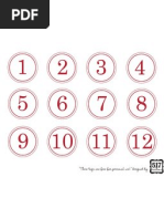 Number Stickers