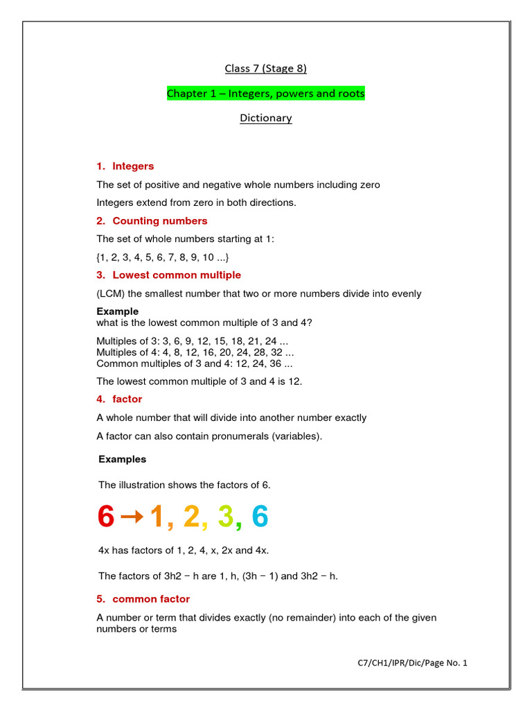 Chapter 1 - IPR Dictionary | PDF