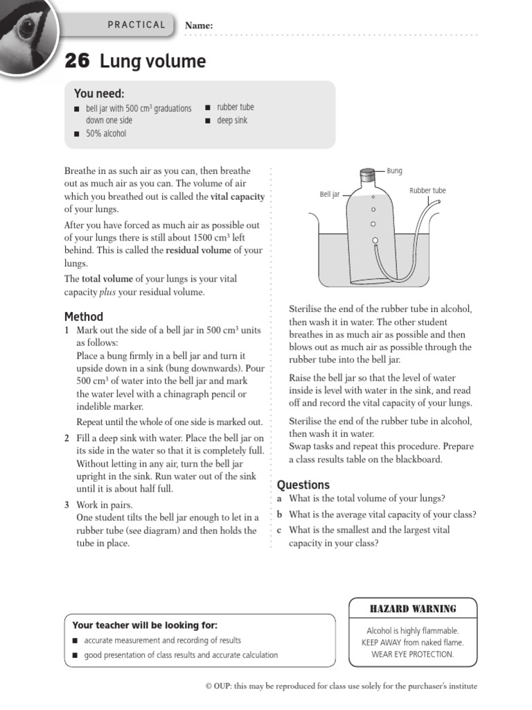 Igcse Bio Tb Practical Activities26 Pdf