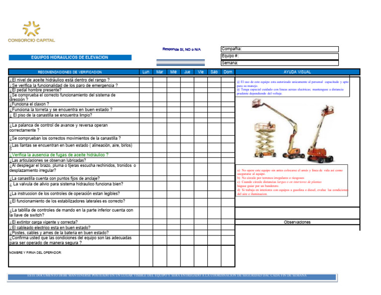 1 Equipos Hidraulicos de Elevacion de Personal | PDF