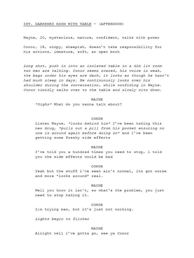 Suspense Script | PDF