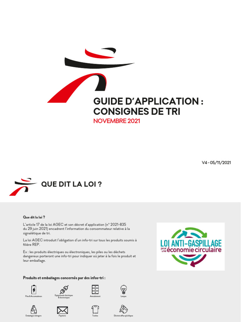 Guide du tri : Consignes et info-tri | PDF