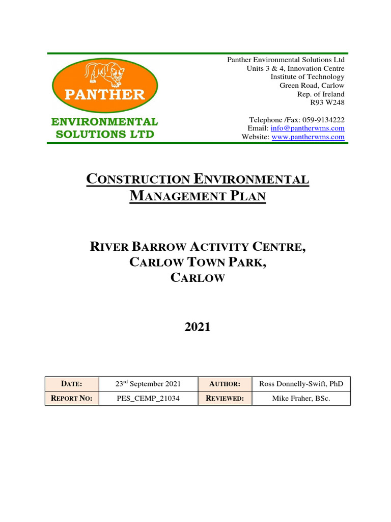 16 - Appendix G - Construction Environmental Management Plan | PDF ...