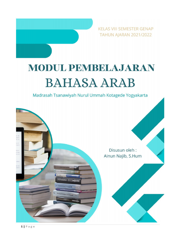 Modul Bahasa Arab Kelas Viii Genap | PDF