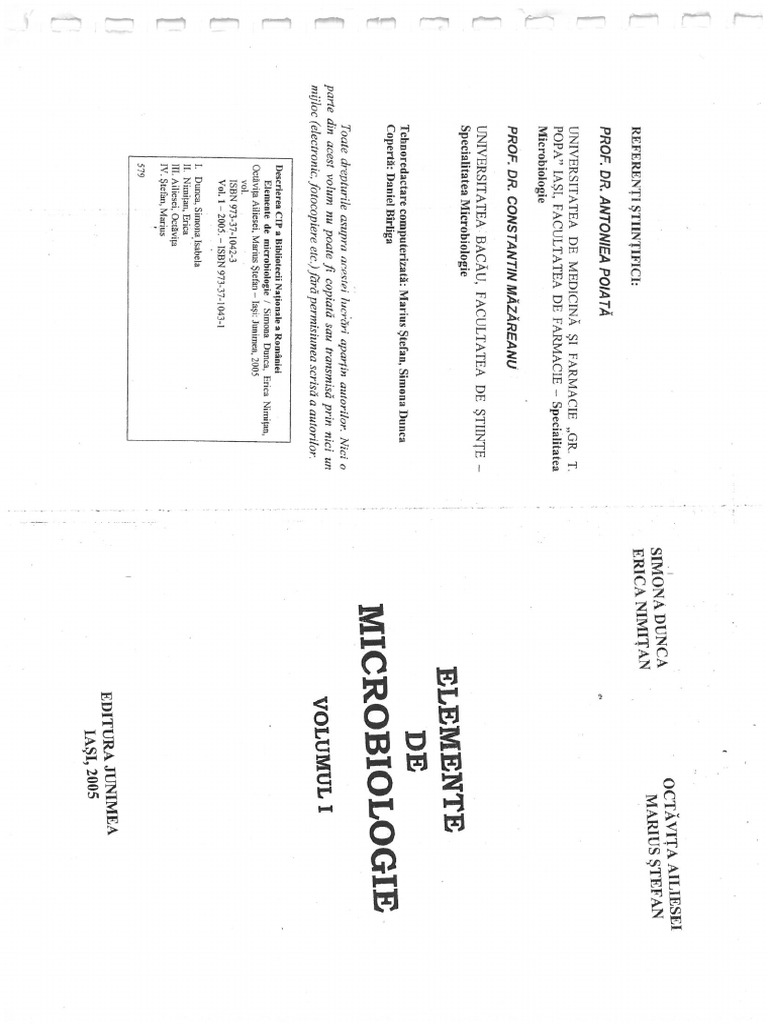 Elemente de Microbiologie Vol1 | PDF