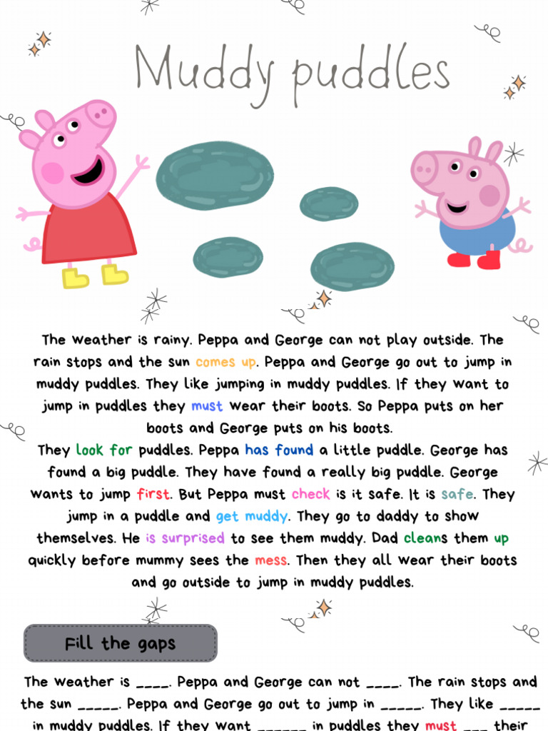Muddy Puddles | PDF