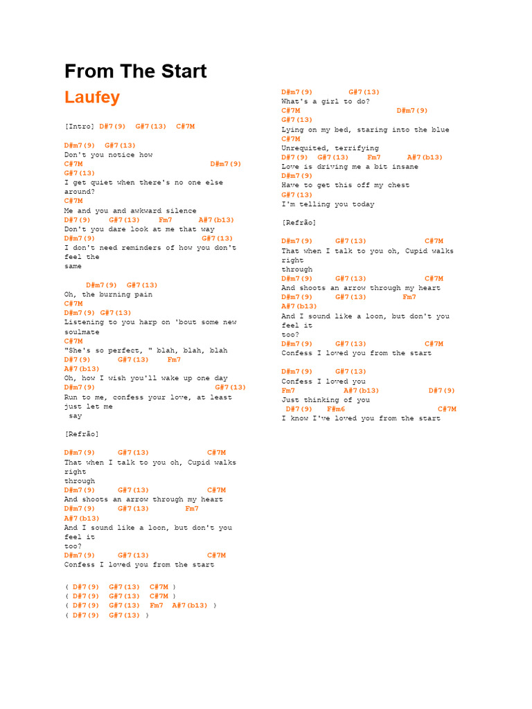 From The Start | PDF