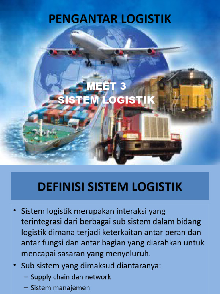 Meet 3 Sistem Logistik | PDF